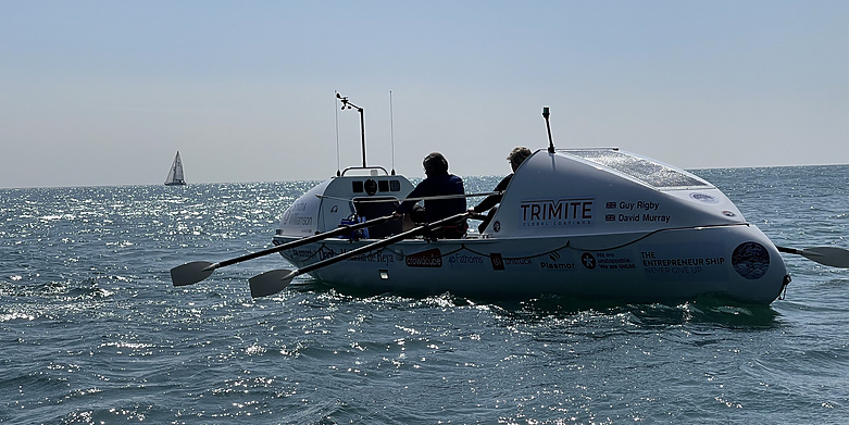 “The Entrepreneur Ship” duo successfully break world record rowing ...